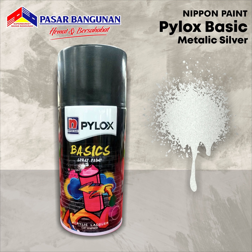 Jual Pylox Basics Cat Semprot Pilox Basic Cat Semprot nippon Paint | Shopee Indonesia