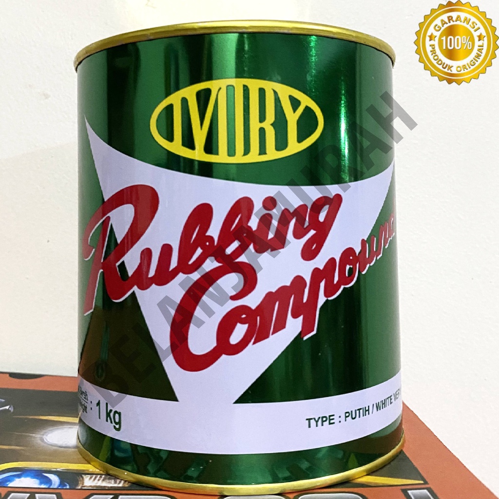 Jual Ivory Rubbing Compound Putih / Kompon Putih Ivory 1kg | Shopee ...