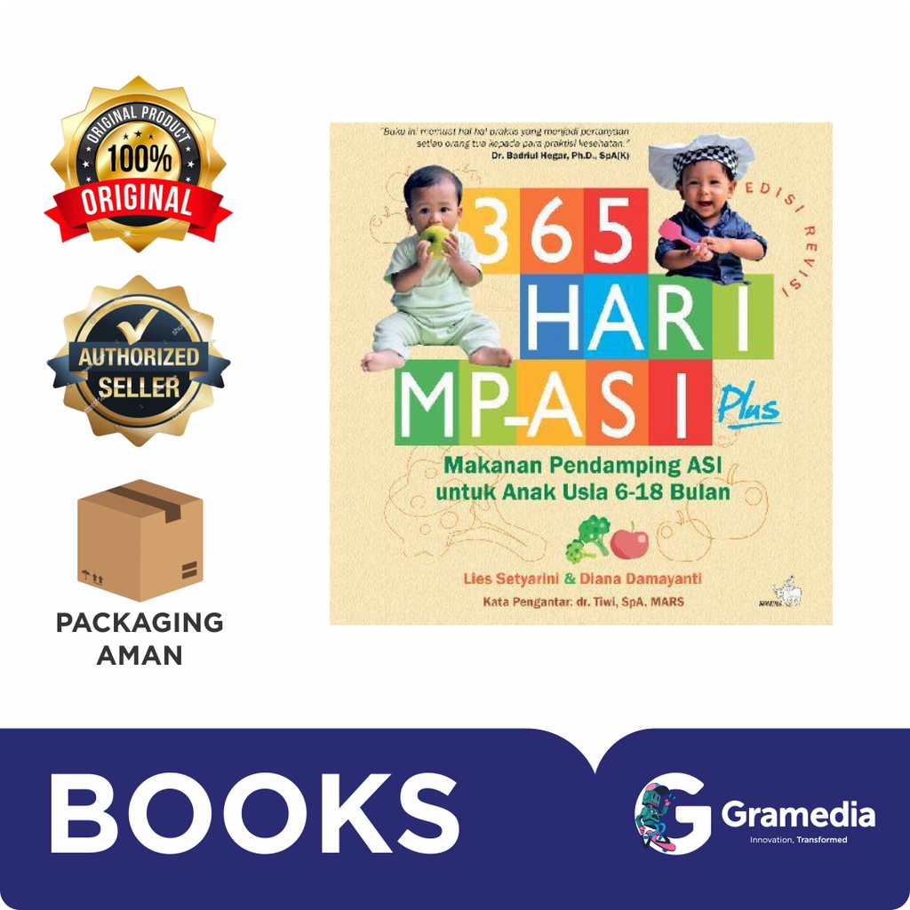 Jual Gramedia Bandung - 365 Hari MP ASI Plus - Makanan Pendamping ASI ...