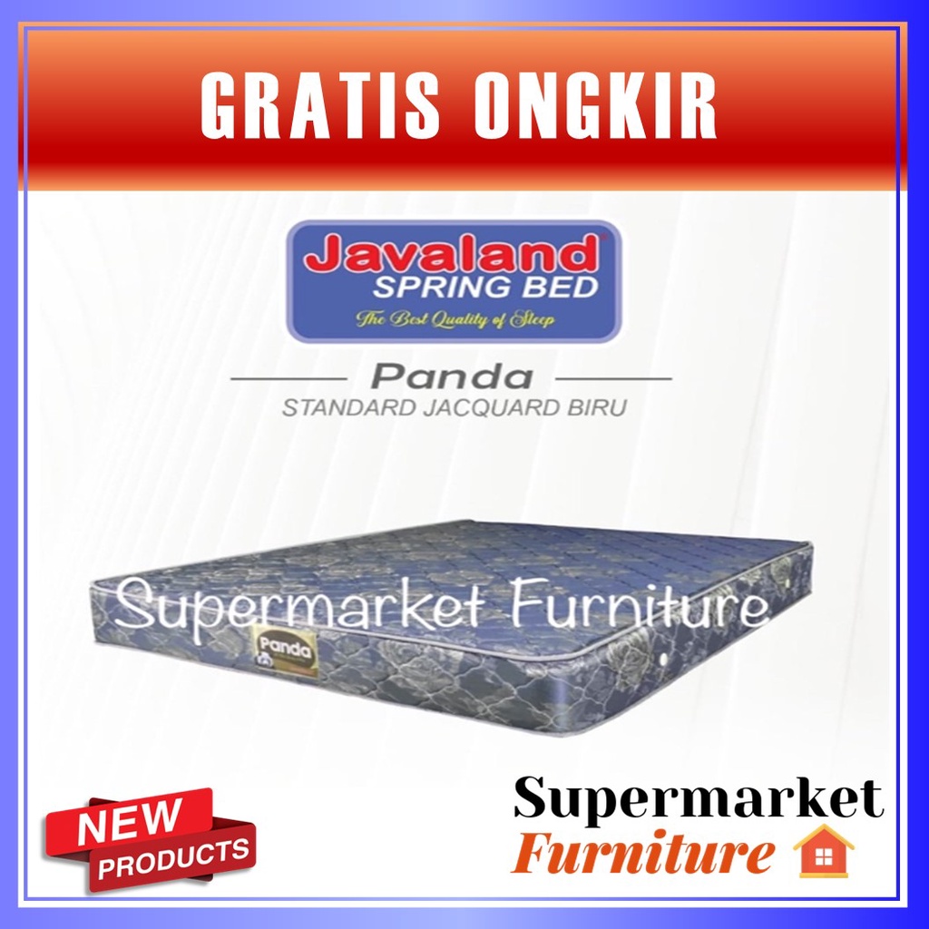 Jual Kasur Springbed New Panda JAVALAND Mattress Only - KHUSUS ...