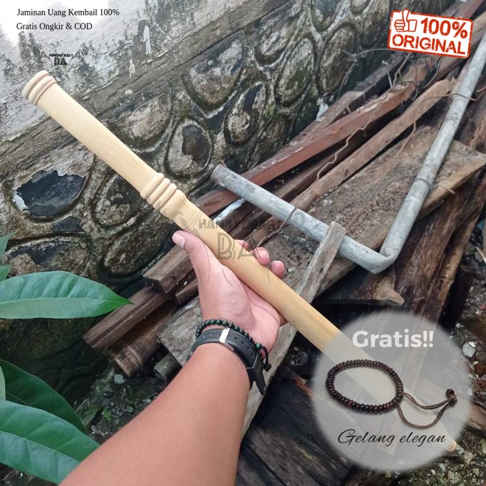 Jual gagang tombak landeyan kayu cendana ori panjang 60cm | Shopee ...
