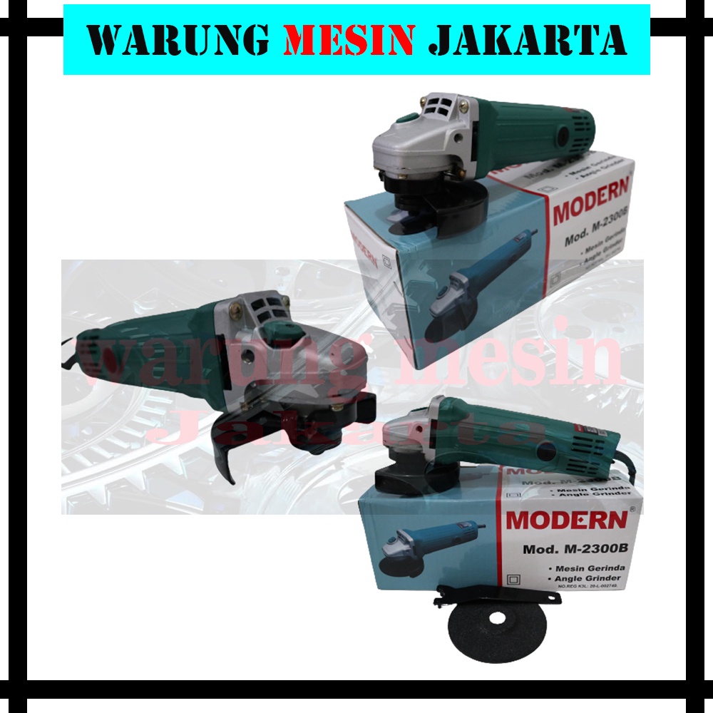 Jual Mesin Gerinda Tangan Modern M-2300B M2300B + Bonus Batu Gerinda M ...