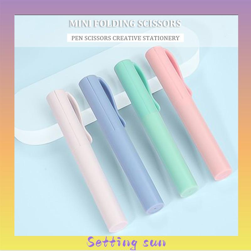 Jual Gunting Kreatif Jenis Pena Lipat Mini Gunting Seni Siswa/Kertas ...