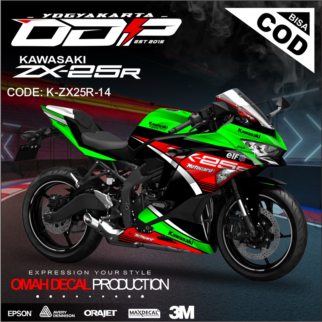 Jual DECAL ZX25R NEW FULL BODY BANYAK PILIHAN WARNA VARIASI STICKER ...