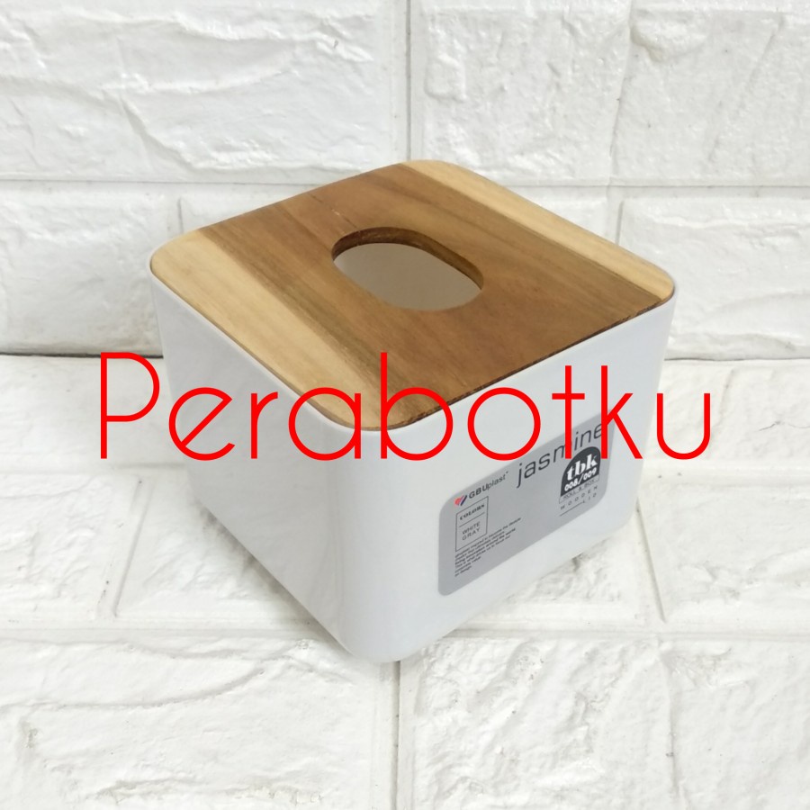 Jual Tempat Tissue Box Jasmine TBK-009 /Kotak Tisu Kecil Plastik Tutup ...