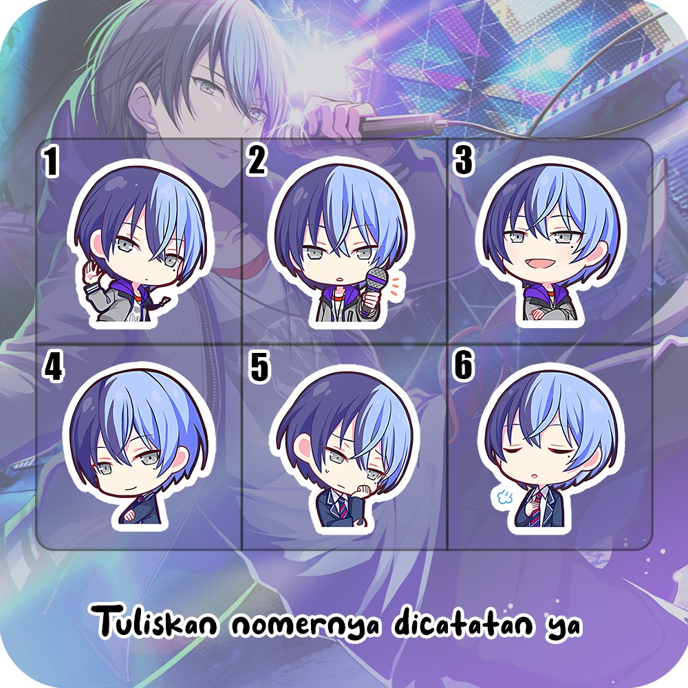 Jual Stiker Glossy Toya Aoyagi Project Sekai, Sticker Anime Lucu ...