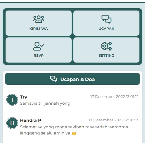 Jual ADD ON FITUR DASHBOARD GUEST BOOK | Shopee Indonesia