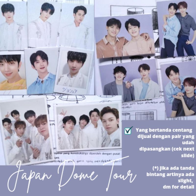 Jual Seventeen Japan Dome Tour Trading Card Joshua Mingyu Dino Hiphop ...