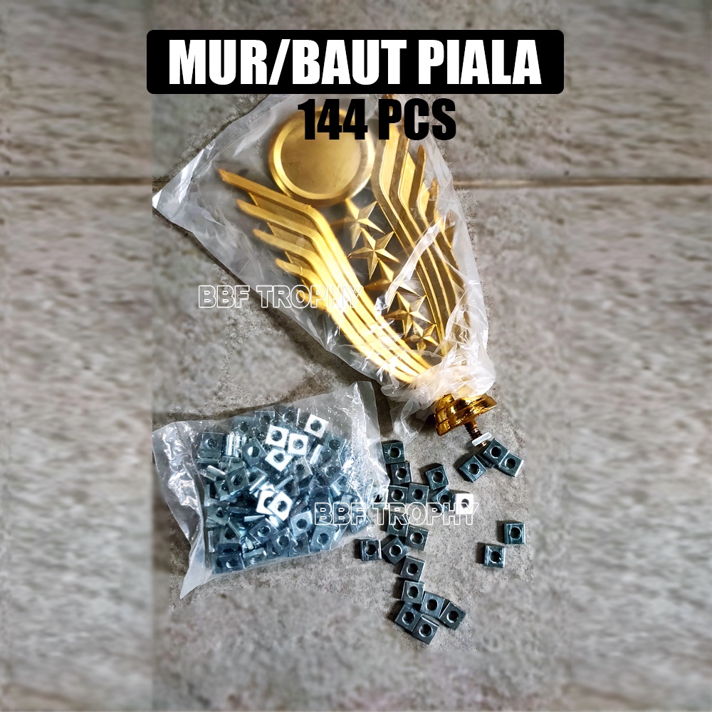 Jual Mur Baut Piala Kecil Mur Besi (144 Pcs) | Shopee Indonesia