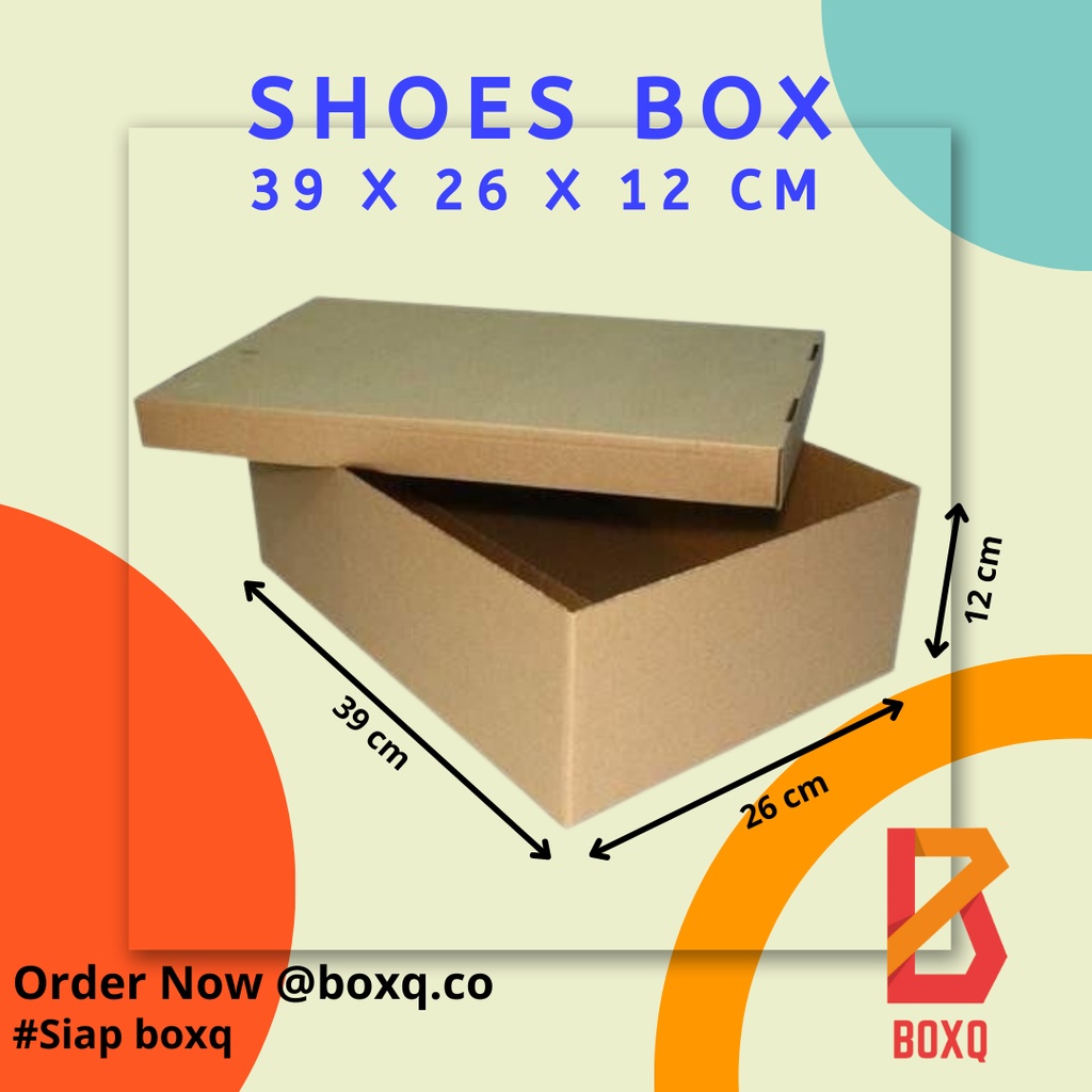 Jual BOX KARDUS COKLAT PACKING POLOS DUS SEPATU / SHOE BOX UK ...