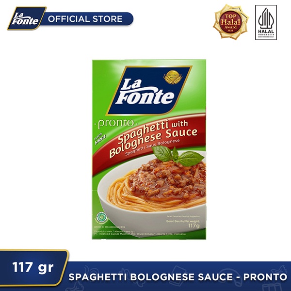 Jual La Fonte Spaghetti Saos Bolognese 117 Gr | Shopee Indonesia