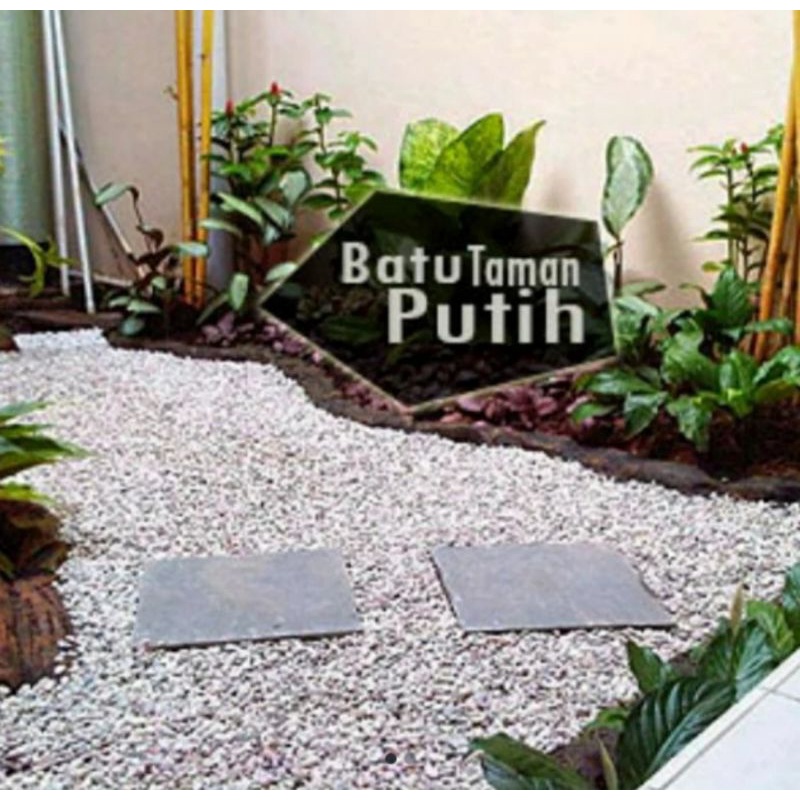 Jual Batu Taman Putih 1 Karung | Shopee Indonesia