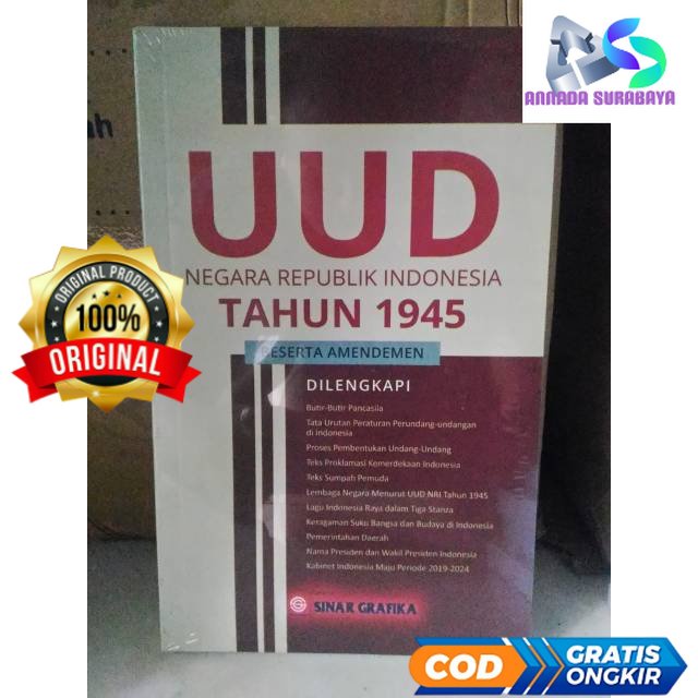 Jual UUD Negara RI Tahun 1945 beserta Amandemen - REDAKSI #AKSARA | Shopee Indonesia