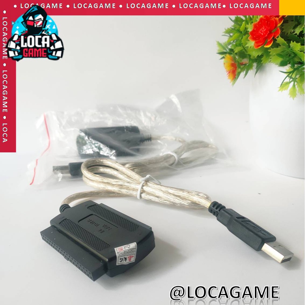 Jual KABEL CABLE ADAPTOR USB TO ATA IDE & TO SATA | Shopee Indonesia