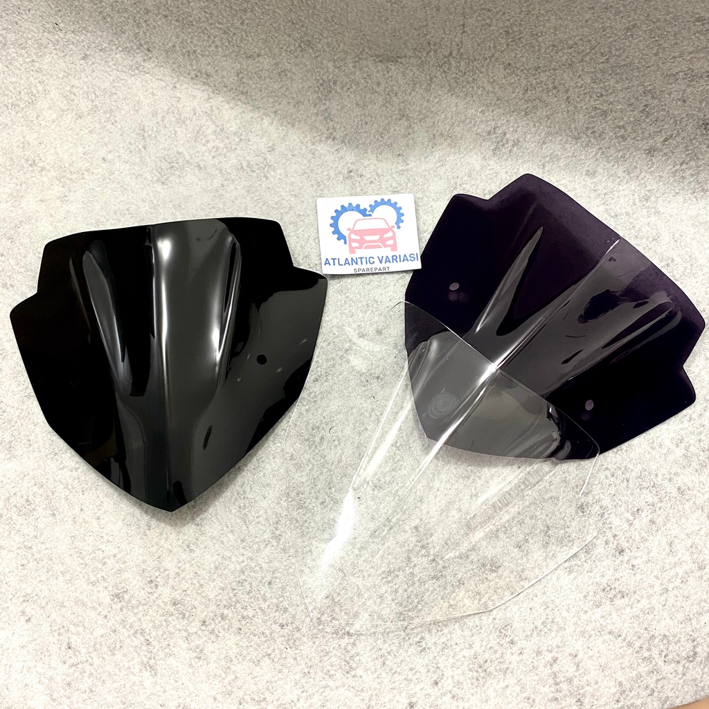 Jual WINDSHIELD CB150R ALL NEW VISOR CB150R AKRILIK BENING HITAM RYBEN ...
