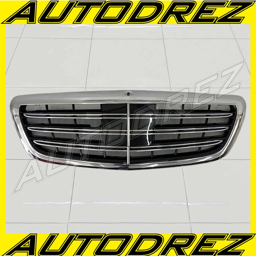 Jual Grill Grille Mercy Mercedes S-Class W222 S63 S65 AMG Black Chrome ...