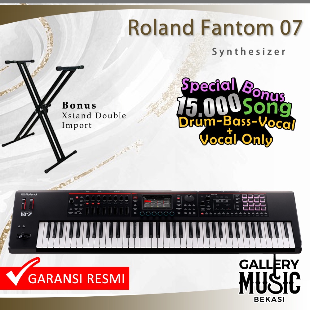 Jual Roland Fantom 07 Synthesizer Keyboard / Fantom07 Garansi Resmi ...