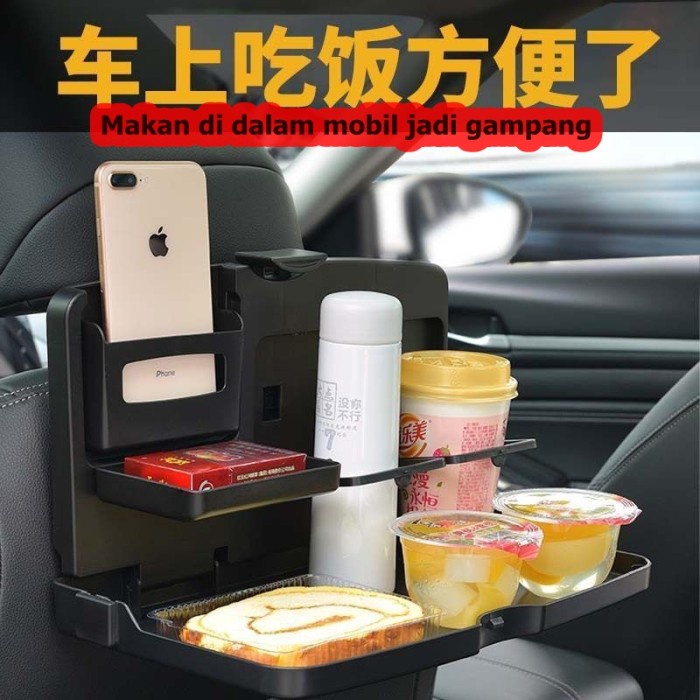 Jual Rak Makan Meja Lipat Mobil Rak Holder Tempat Botol Minum | Shopee ...