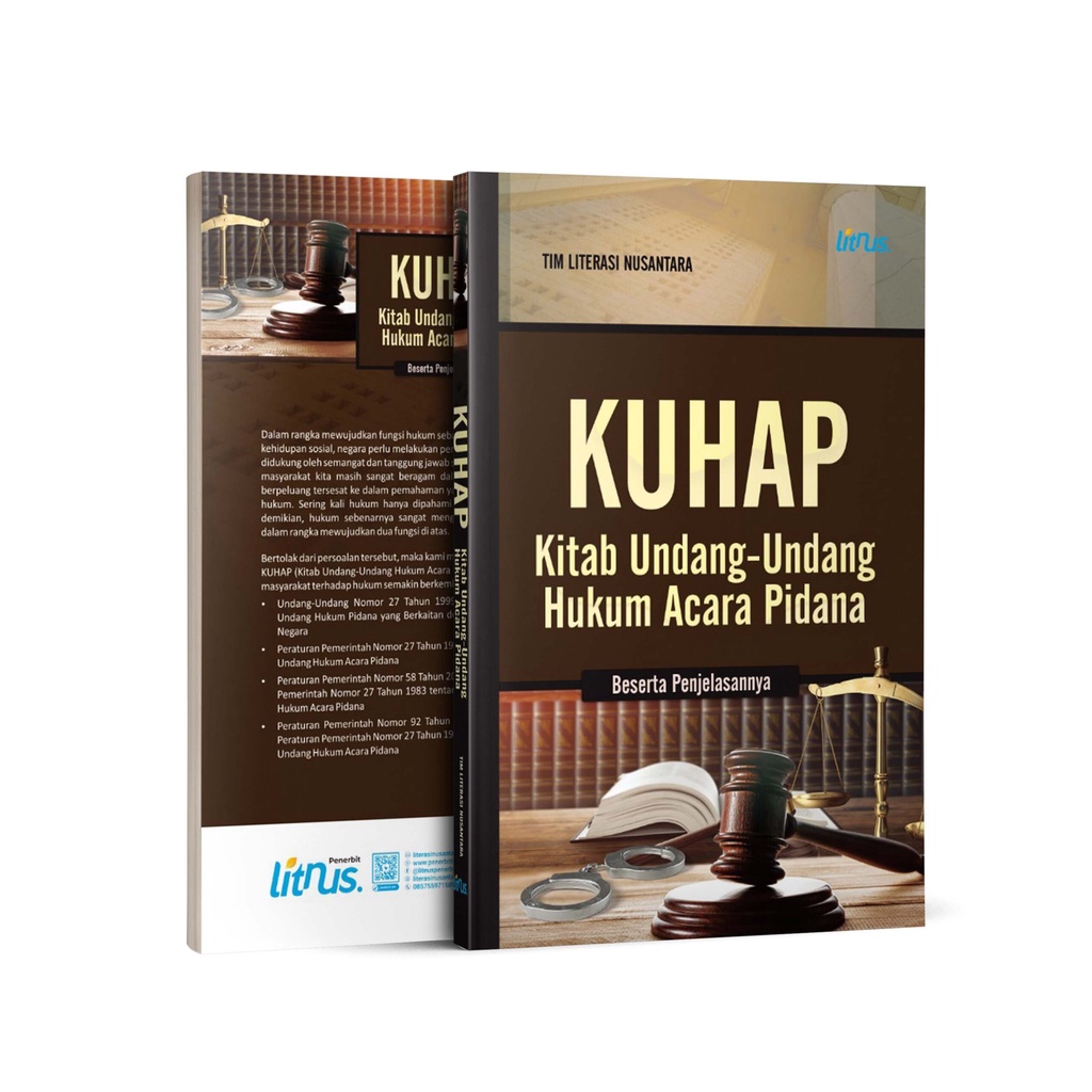 Jual Buku KUHAP Kitab Undang-Undang Hukum Acara Pidana Beserta ...