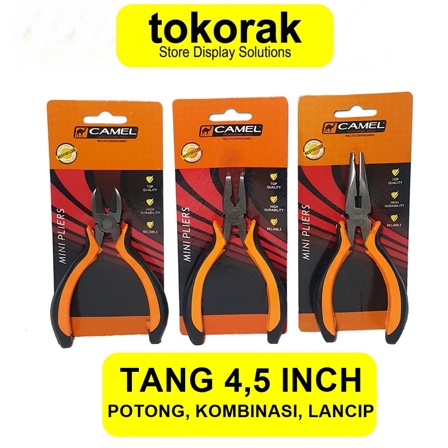 Jual CAMEL TANG MINI 4,5" JEPIT KOMBINASI LANCIP POTONG 4.5 INCH 4.5" 4,5 | Shopee Indonesia