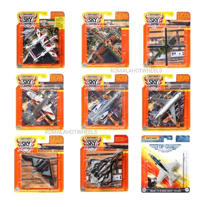 Jual Matchbox Sky Busters Pesawat Top Gun Maverick | Shopee Indonesia