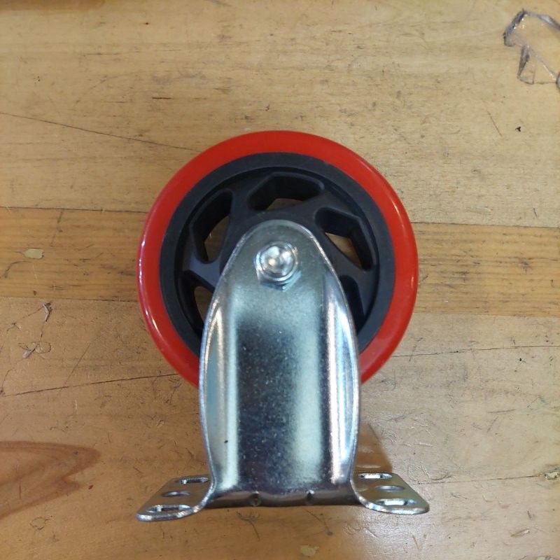 Jual Roda PU 4 inch Fix Mati | Shopee Indonesia