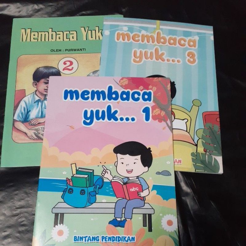 Jual Buku Membaca Yuk 1,2,3 - untuk PAUD/TK | Shopee Indonesia