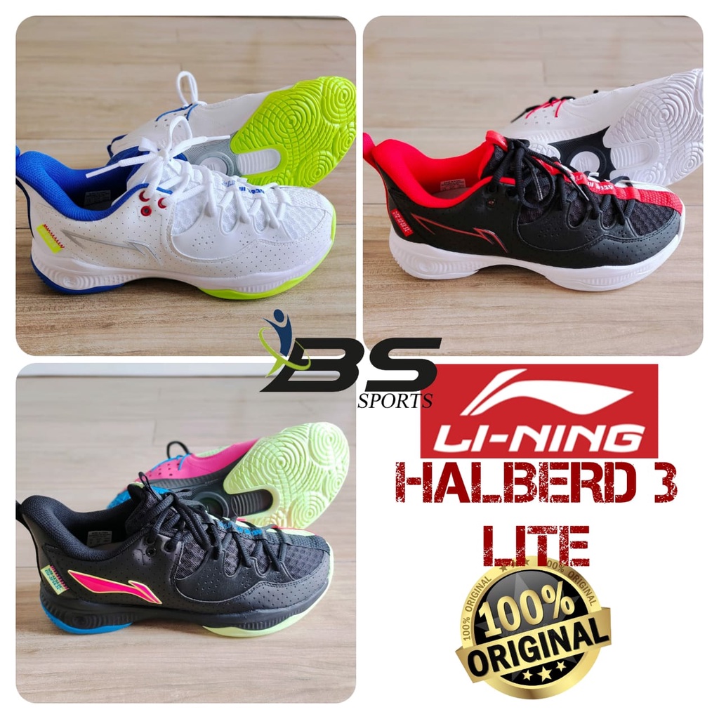 Jual SEPATU BASMINTON LINING HALBERD 3 LITE HALBERD III LITE AYZS016 ...