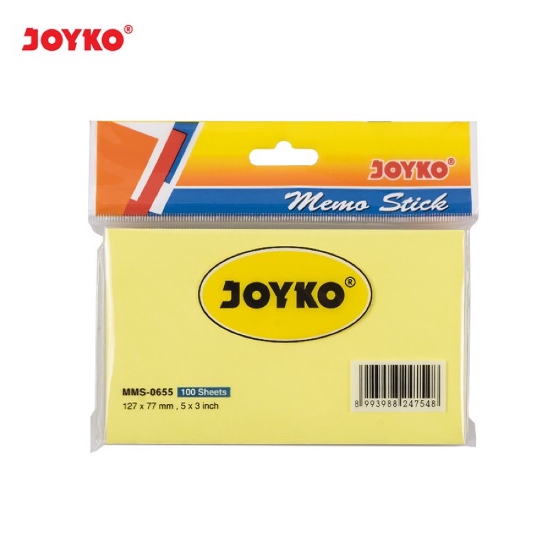 Jual STICKY NOTE/KERTAS MEMO/MEMO STICK JOYKO MMS-0655 | Shopee Indonesia