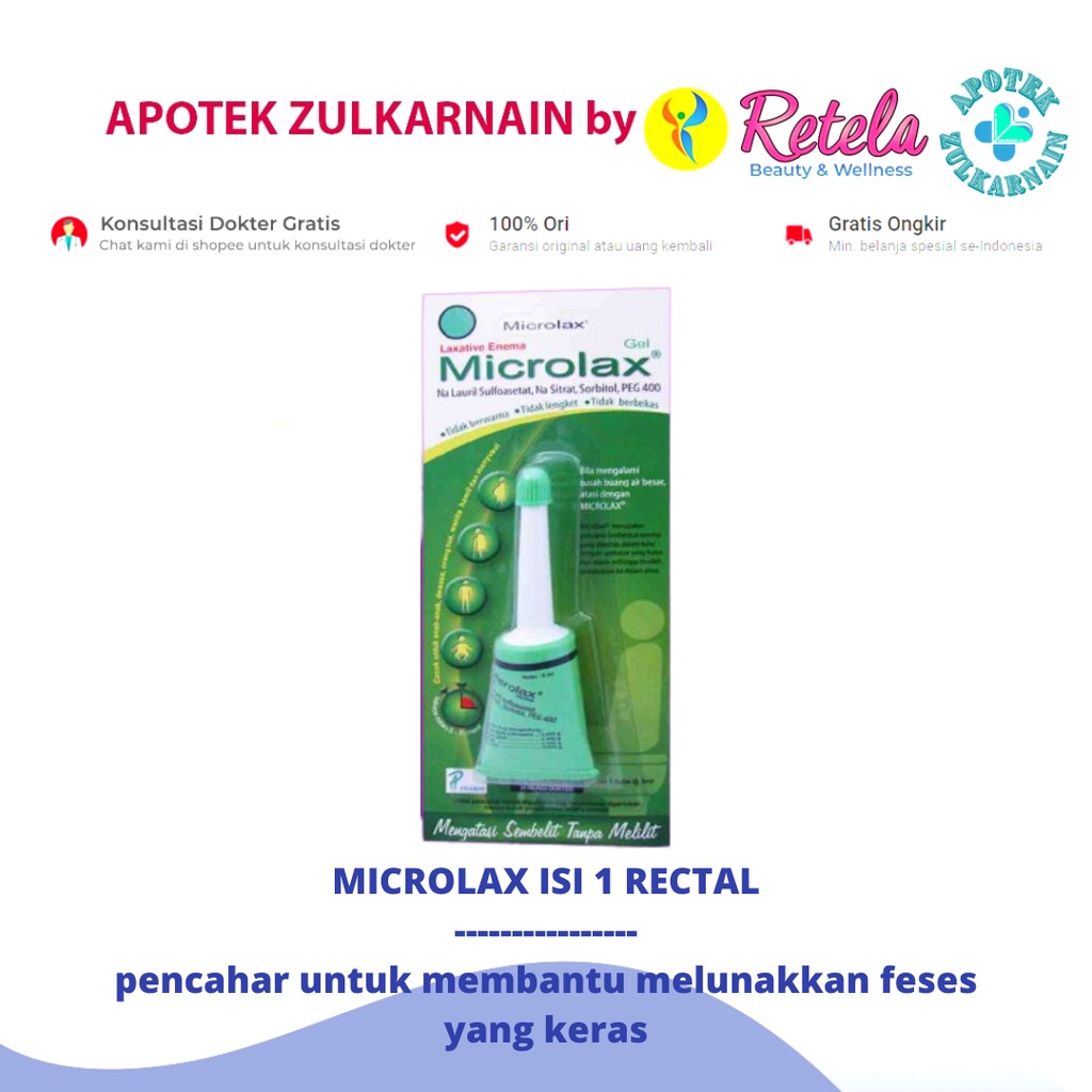 Jual Microlax Gel Obat Pencahar 5Ml | Shopee Indonesia