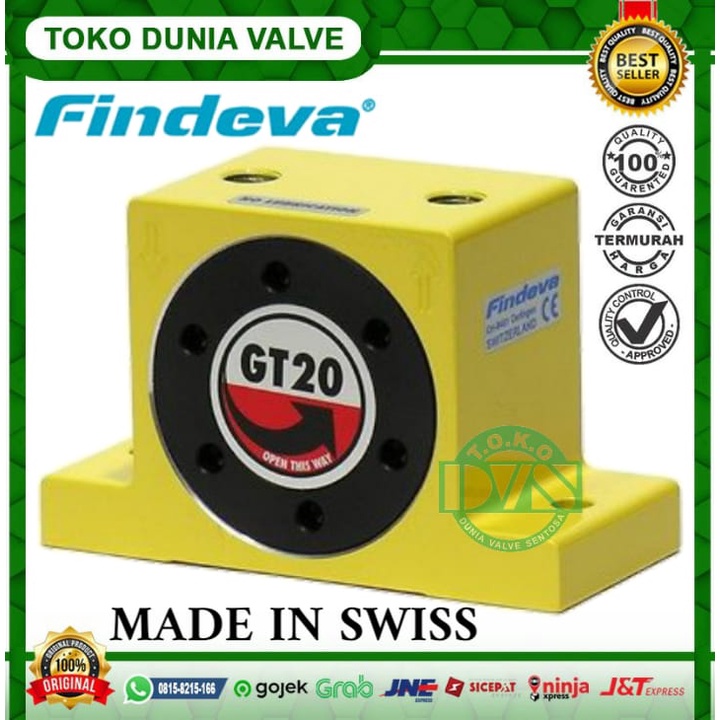 Jual GT20 FINDEVA PNEUMATIC GT 20 - MADE IN SWISS ORIGINAL | Shopee Indonesia