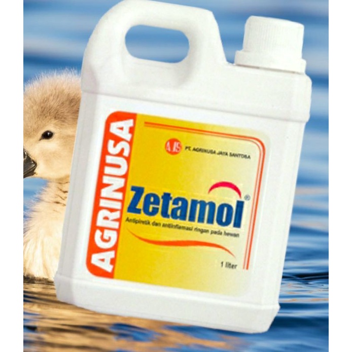 Jual Zetamol 1 liter Agrinusa Obat Ayam Paracetamol Cair | Shopee Indonesia