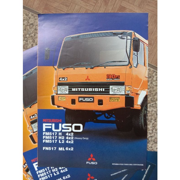 Jual Brosur Mitsubishi Fuso 190PS 4x2 dan 6x2 | Shopee Indonesia