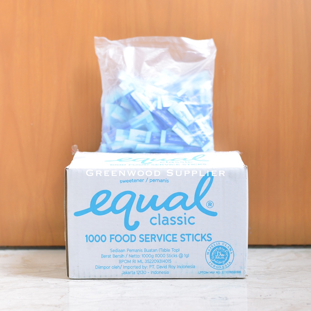 Jual Equal Classic Sweetener / Gula / Pemanis 0 Kalori - 100 Pcs ...