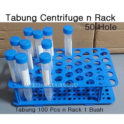 Jual Centrifuge Tube 15 mL Dengan Rak 50 Hole / Tabung Sentrifus 15 mL | Shopee Indonesia