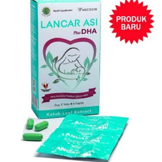 Jual Lancar Asi Plus DHA Ekstrak Daun Katuk 30 Kaplet | Shopee Indonesia