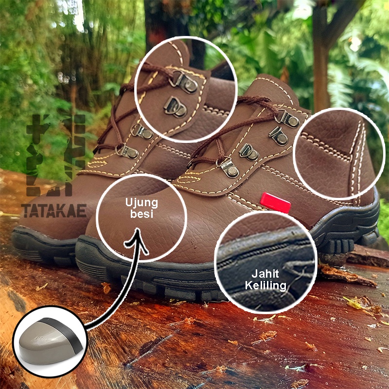 Jual Sepatu Safety Ring Pendek Ujung Besi Pabrik Proyek Kitchen PHL PDL ...