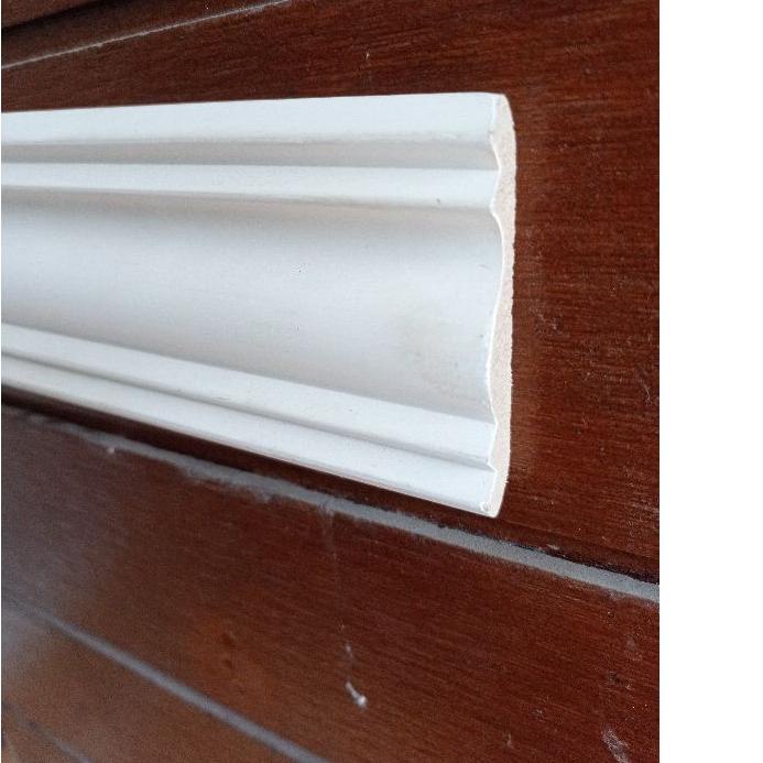 Jual Promo wall moulding kayu profile list tengah sudah oven kering ...