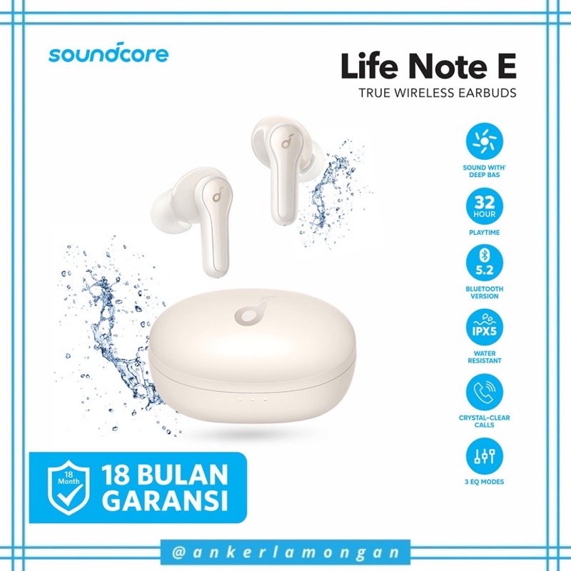 Jual TWS Anker Soundcore Life Note E A3943 True Wireless Headset ...