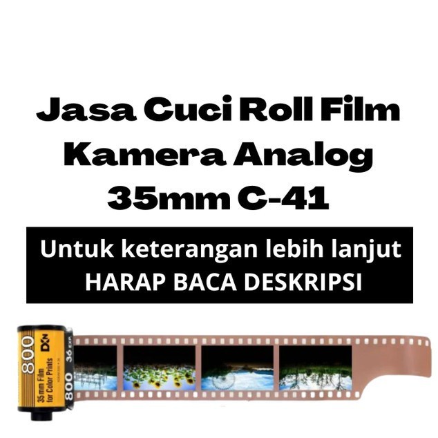 Jual Develop & Scan rollfilm (Cuci Roll Film) Kamera Analog 35 / 120mm ...