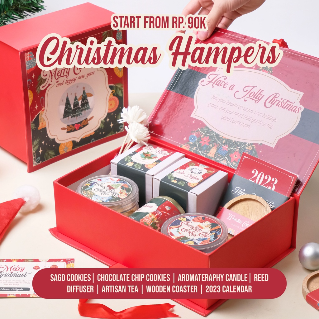 Jual Hampers Natal Kado Christmas Merah Kado Natal Tahun Baru Santa ...