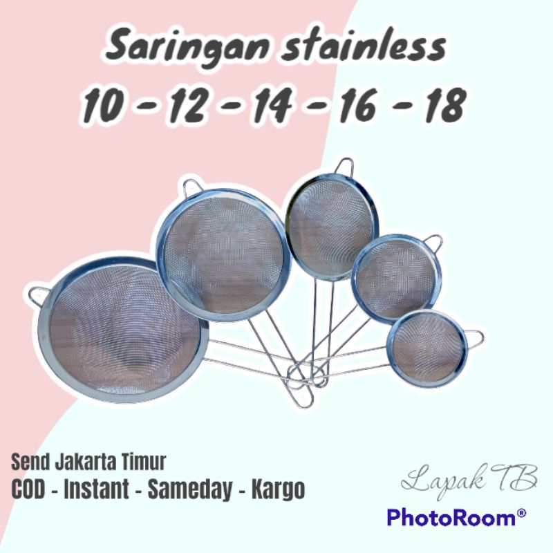 Jual Saringan Minyak Goreng Stainless Set Murah / Saringan Jeruk ...
