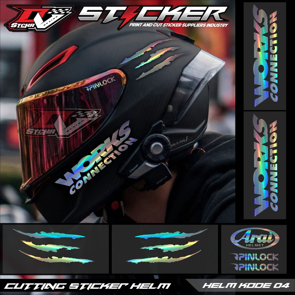 Jual Stiker Cutting helm hologram | Shopee Indonesia