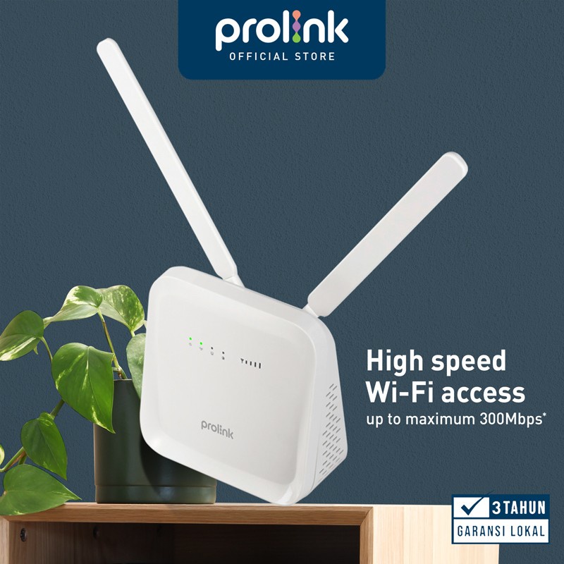 Jual MODEM WIFI WIRELESS ROUTER PROLINK PRN3006L SIM 4G LTE WITH VOICE ...