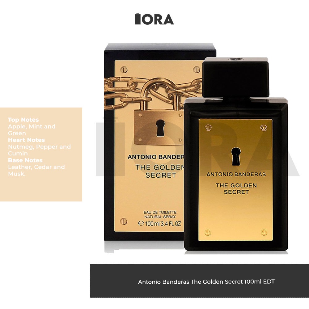 Jual ANTONIO BANDER** The Golden Secret Men 100ml EDT - Parfum Original ...