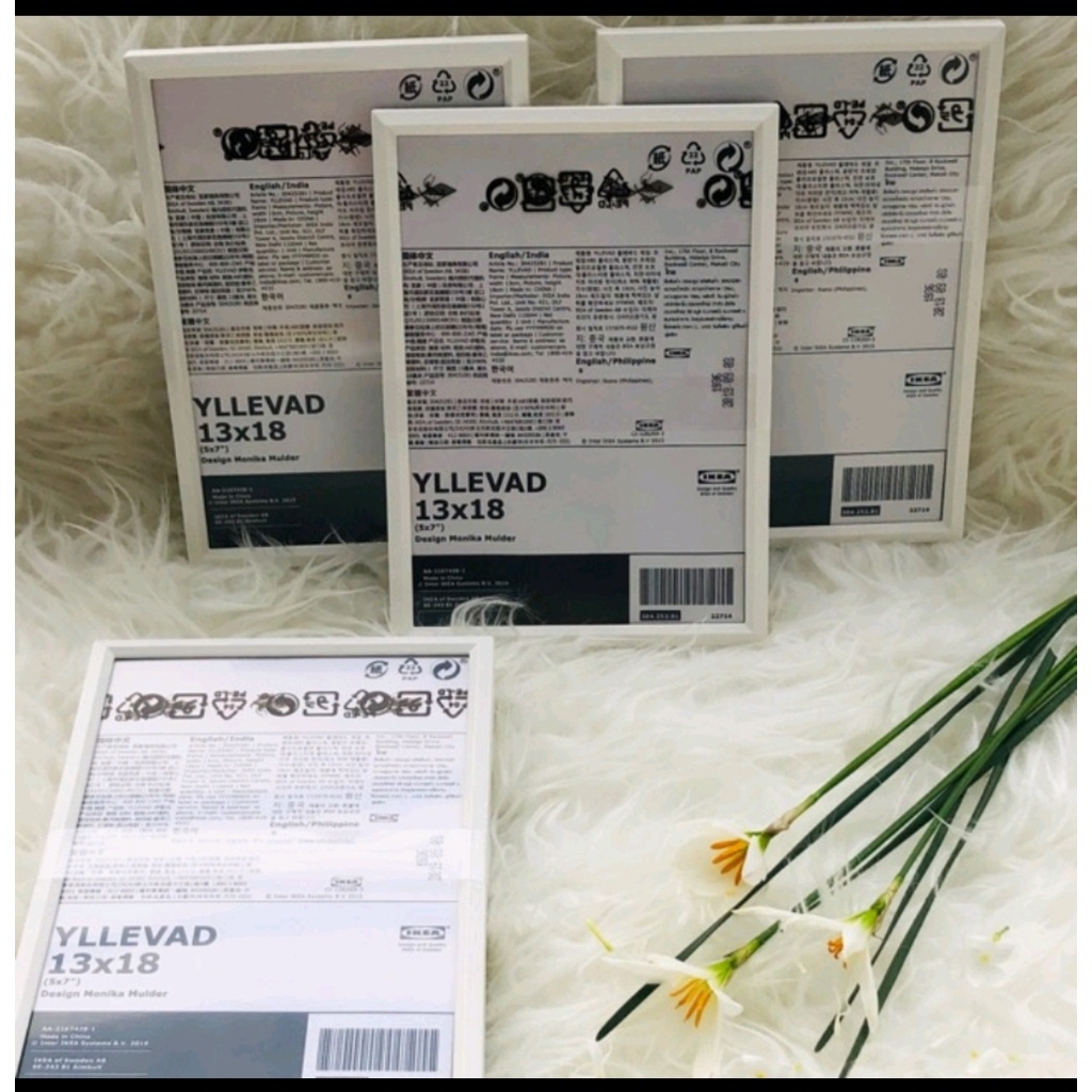 Jual Bingkai Foto/Bingkai hias/ Frame minimalis, warna putih ukuran ...