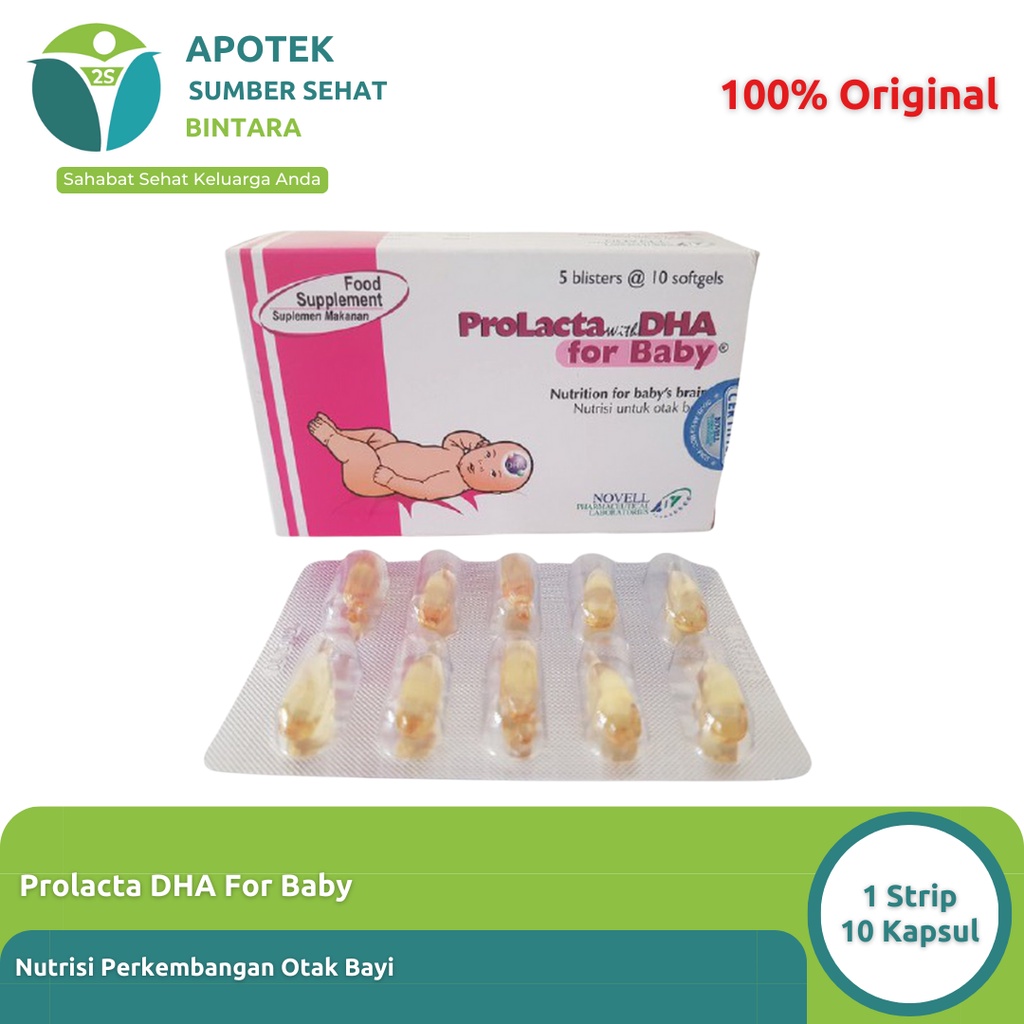Jual Prolacta DHA For Baby 1 strip 10 Kapsul | Shopee Indonesia