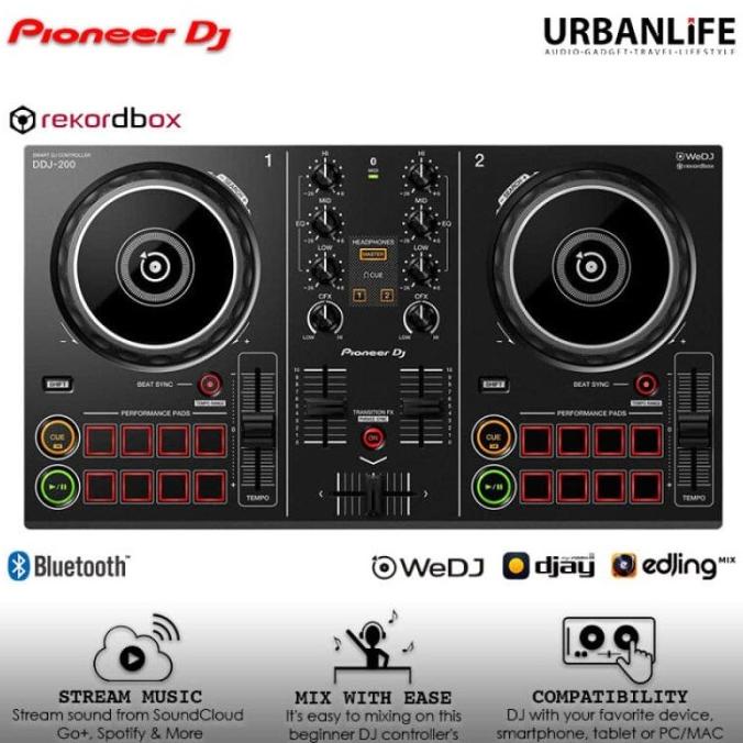 Jual PIONEER DDJ-200 SMART DJ CONTROLLER | Shopee Indonesia
