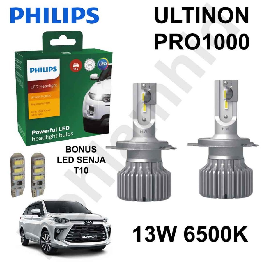Jual Lampu LED AVANZA XENIA 2012-2021 Philips Ultinon Pro1000 Bohlam ...