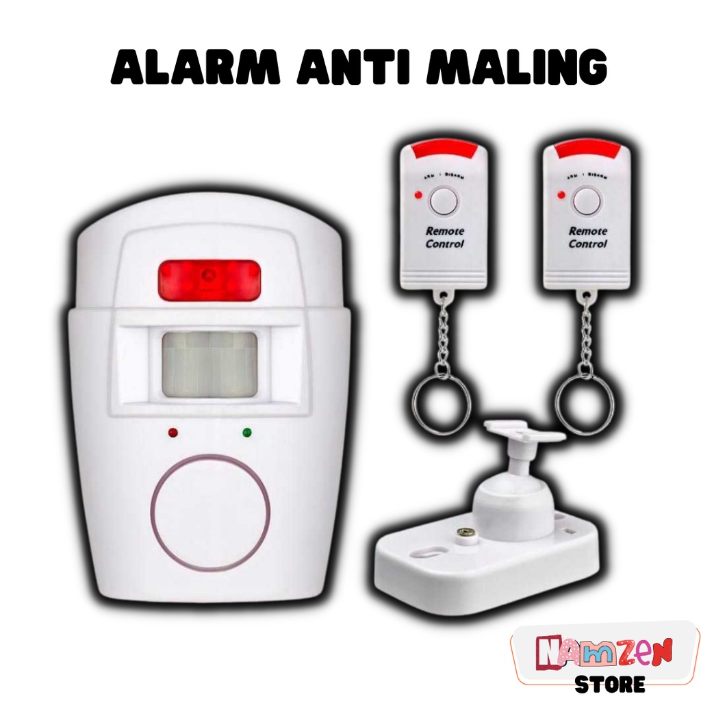 Jual Nz Alat Alarm Anti Maling Infrared Pir Sensor Gerak 2 Remote Yl105 Emastiff Shopee